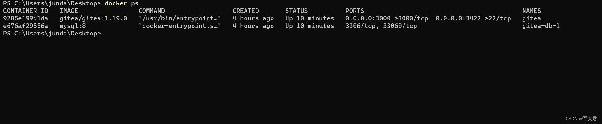 基于 docker-compose 的 gitea 创建+运行+备份全流程_gitea 备份-CSDN博客