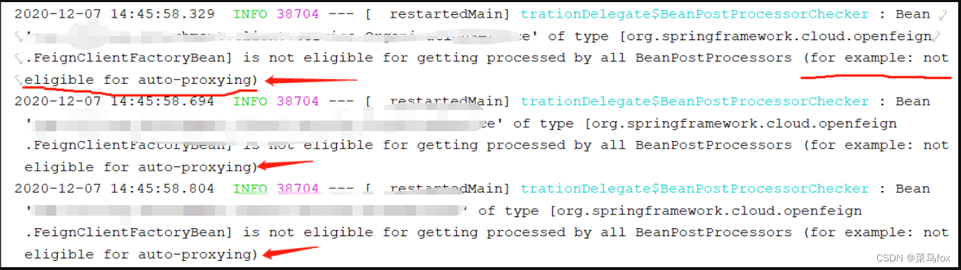 已解决for example: not eligible for auto-proxying-CSDN博客