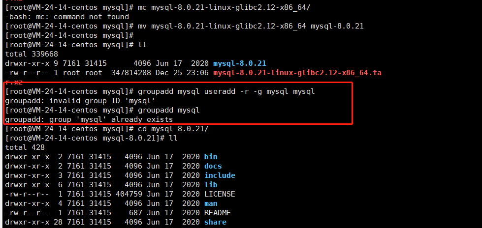 CentOS8 安装MySql 8.0笔记_centos安装mysql8并指定数据路径-CSDN博客
