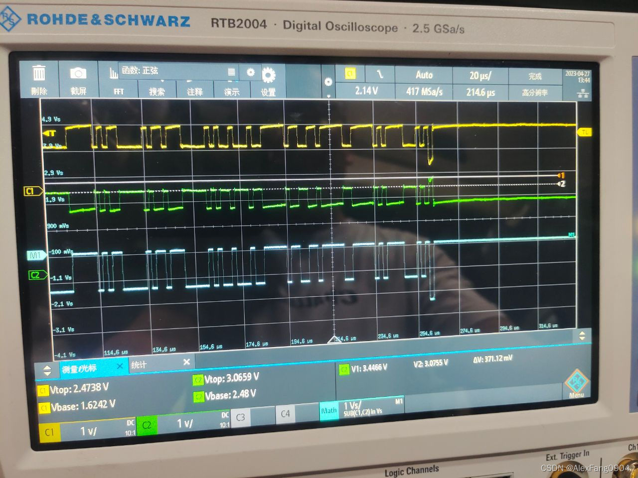 CAN ACK信号电平比较高得原因_can总线上为什么会出现一个超高的电平信号-CSDN博客