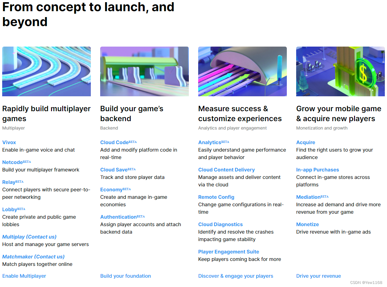Unity笔技 Unitygameservices汇总及试用unity Gaming Services Csdn博客