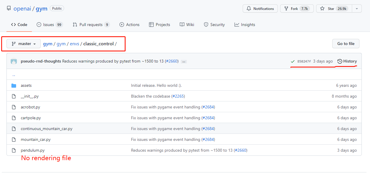 Python Gym ImportError cannot import name ‘rendering‘ from ‘gym.envs.classic_control‘_cannot ...