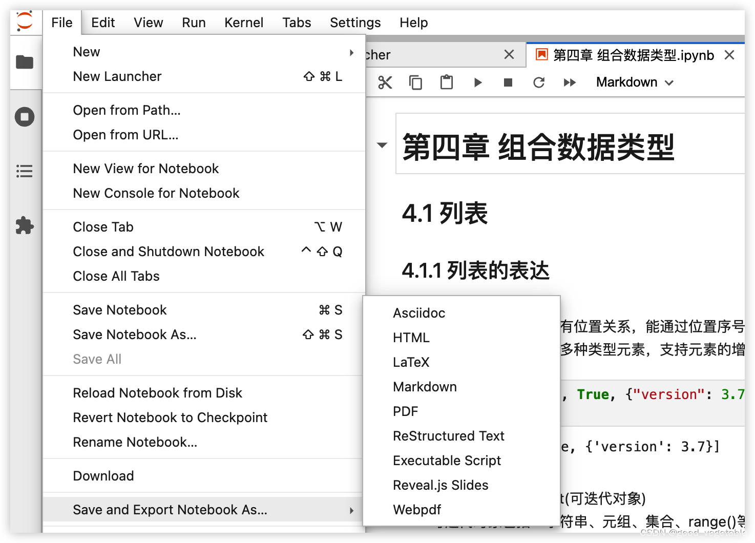 将 ipynb 文件转为 Markdown或PDF等格式_ipynb导出markdown-CSDN博客