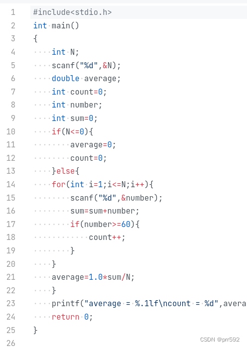 【PTA 编程题 练习3-3】统计学生平均成绩与及格人数_pta统计成绩不及格学生信息-CSDN博客