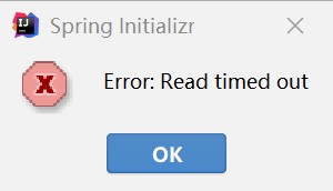 IDEA生成Spring Boot项目时，出现：Error:Read timed out_idea read timed out-CSDN博客