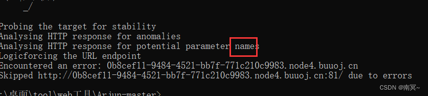 [RootersCTF2019]I_＜3_Flask 1&arjun爆破参数_ctf arjun-CSDN博客
