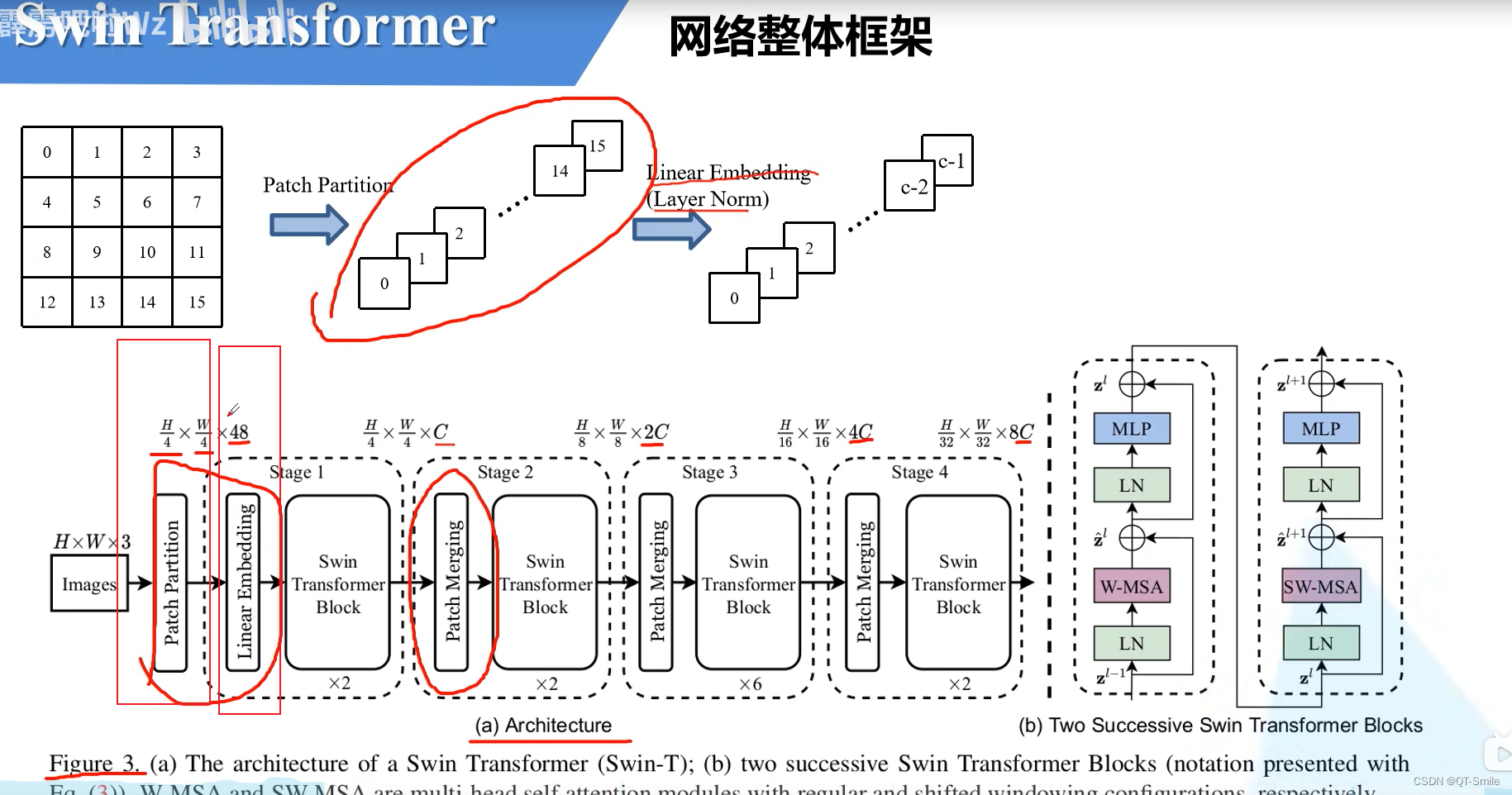 SwinTransformer网络架构_transformer msa-CSDN博客