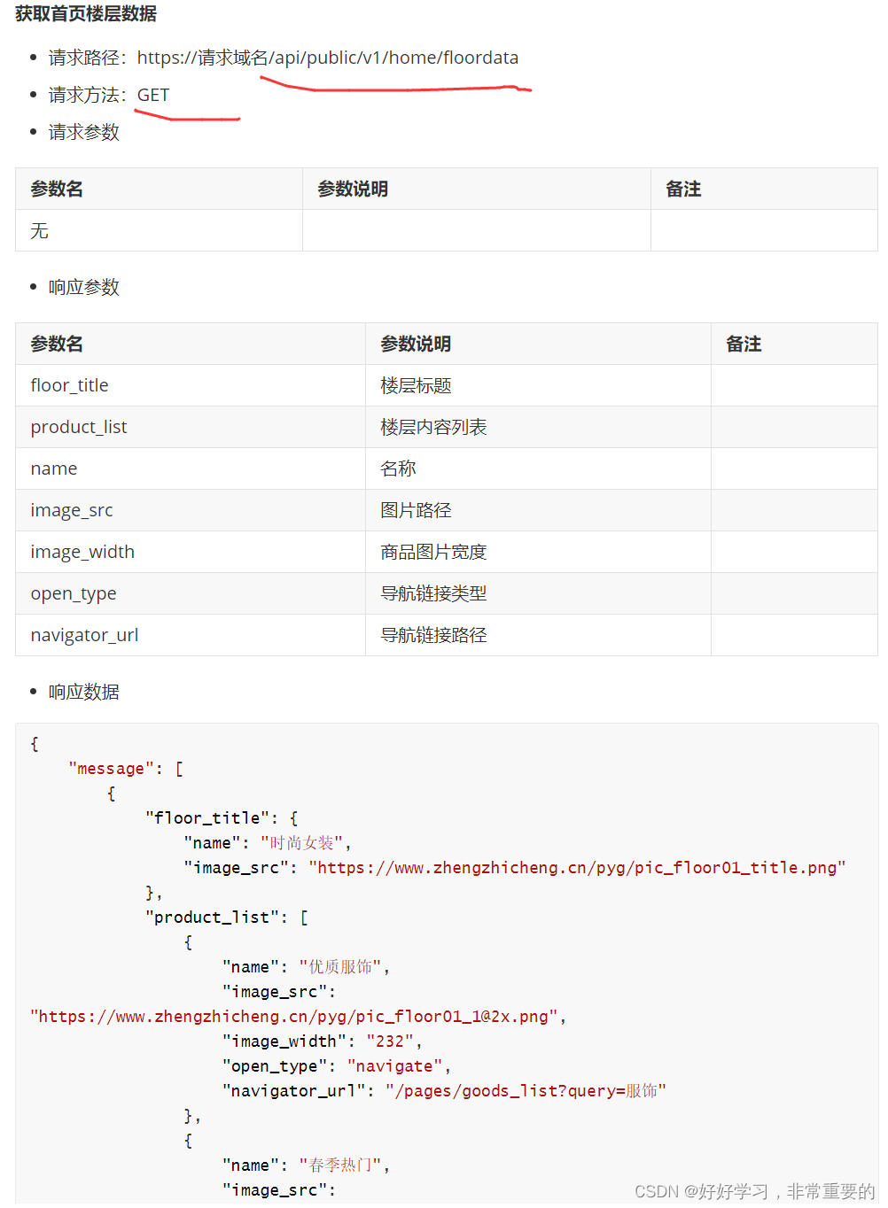 Day12--获取楼层的数据并渲染楼层的标题_vue 楼层的输入实现-CSDN博客