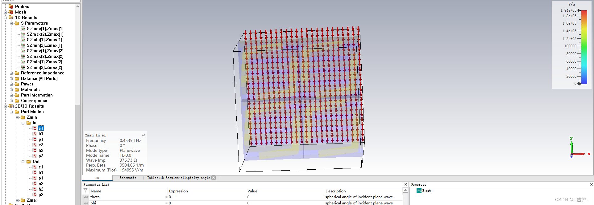 关于CST中S参数、极化方向的详细说明_cst中s参数的具体含义-CSDN博客