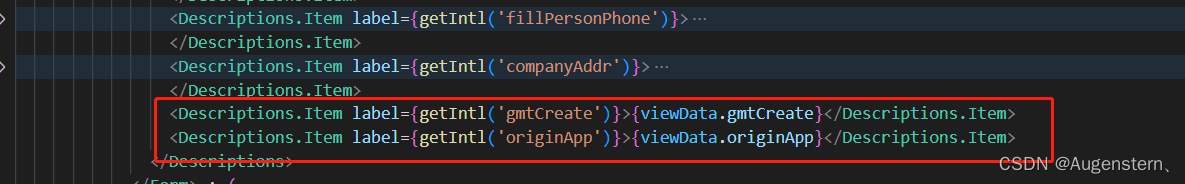 React —— Descriptions(根据自己需求判断要显示哪些)_react descriptions-CSDN博客