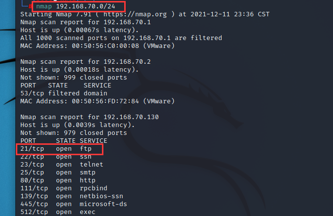 VSFTPD2.3.4笑脸漏洞复现_cve-2021-3618-CSDN博客