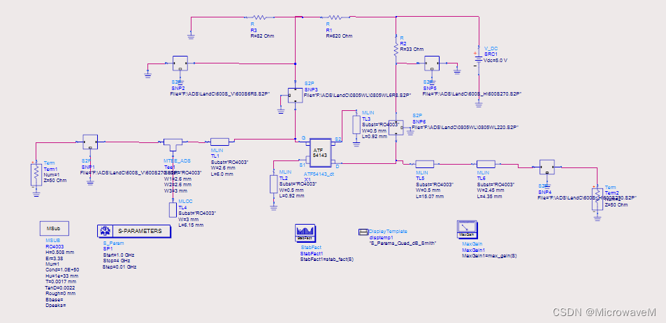 ADS仿真：WLAN频段LNA放大器的设计_ads设计lna-CSDN博客