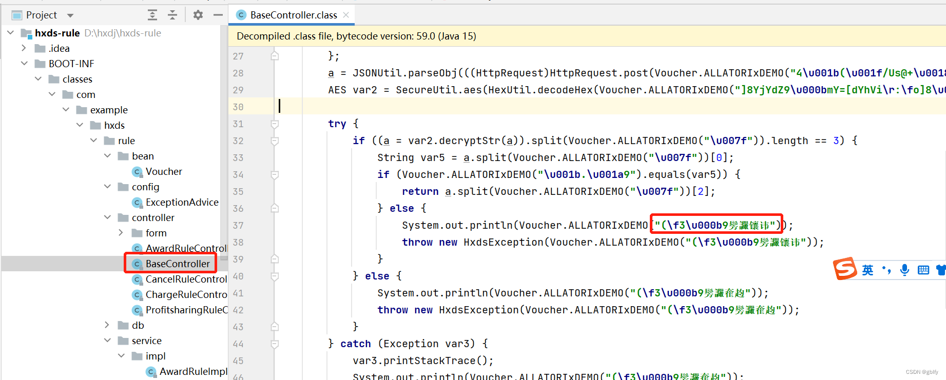 如何解密Allatori 混淆的字符串 Java ALLATORIxDEMO-CSDN博客