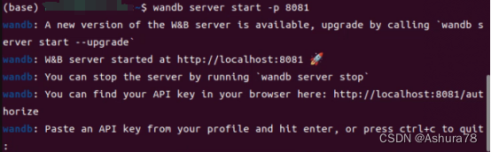 【笔记】Wandb本地部署_wandb如何在服务器上使用-CSDN博客