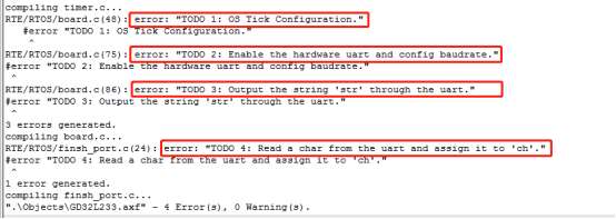【GD32L233C-START】13、RT-Thread移植到GD32L233_todo 4: read a char from the uart and assign it to-CSDN博客