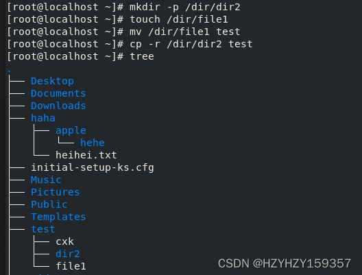 Linux文件与目录管理hzyhzy159357的博客 Csdn博客