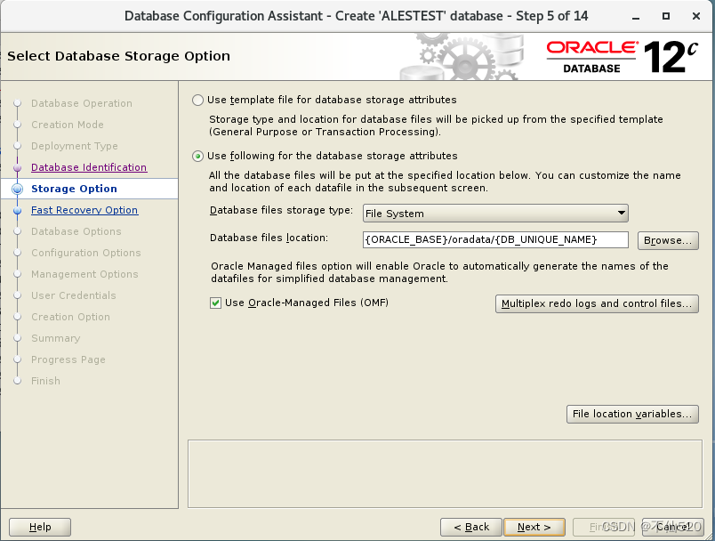 Oracle 12C centos7图形化安装_centos7安装oracle12c 图形化界面-CSDN博客