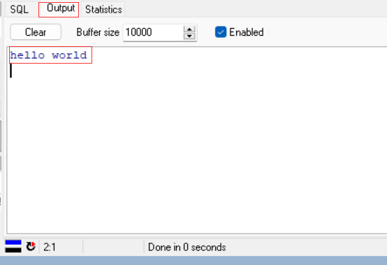 初识PL/SQL之Hello World_sql sever打印 hello world-CSDN博客