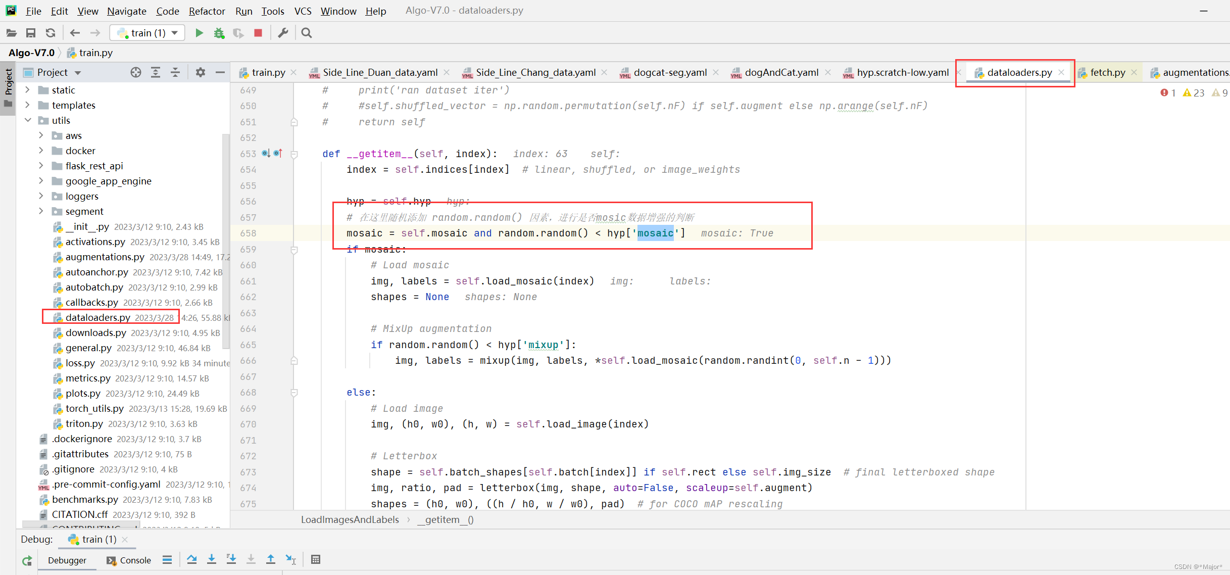 调整yolov5的mosic模式和HSV色相、对比度、亮度_取消hsv增广-CSDN博客