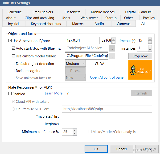 如何使用Wyze Cam在Windows上设置Blue Iris和CodeProject.AI Server-CSDN博客