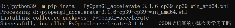 python3.9安装PyOpenGL遇到“XXX is not a supported wheel on this platform.“_whl不支持python3.9-CSDN博客