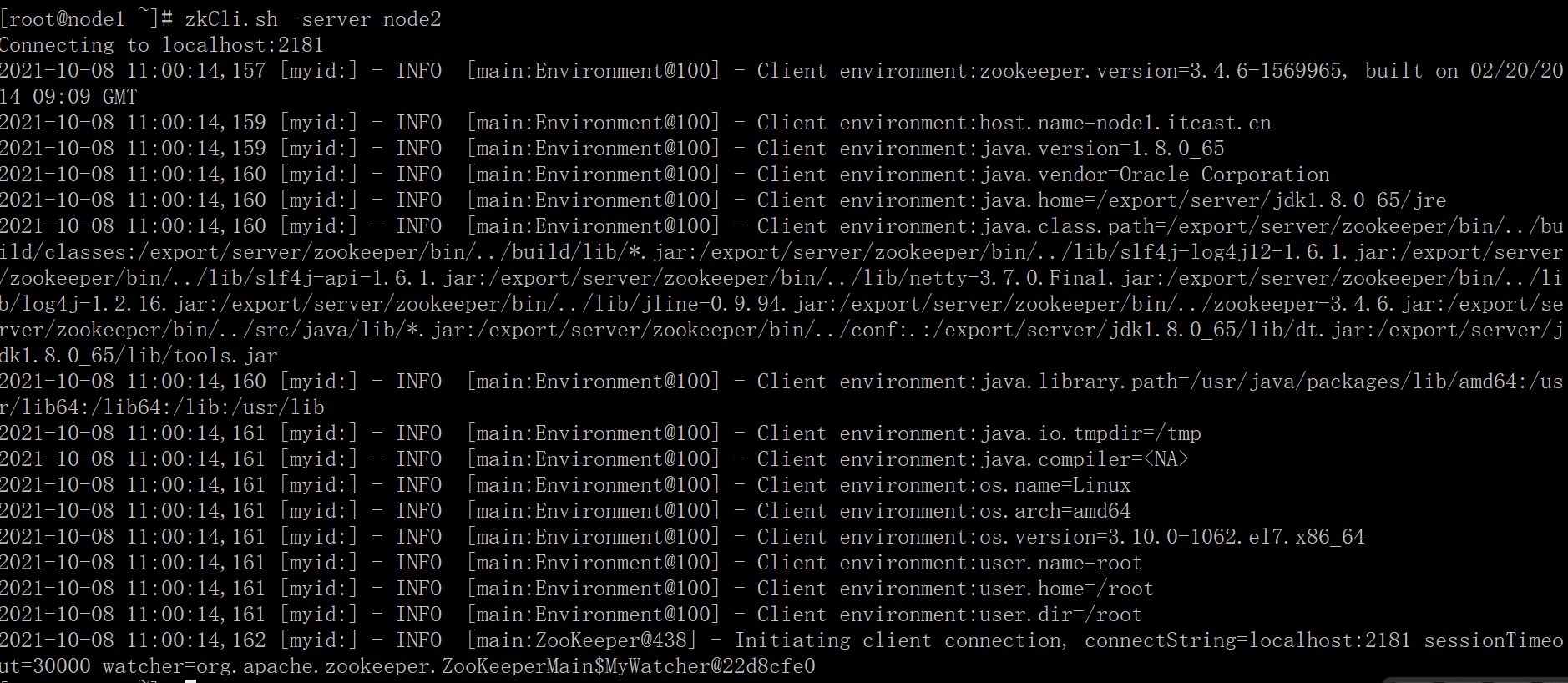Hadoop里的zookeeper客户端不能启动_initiating client-CSDN博客