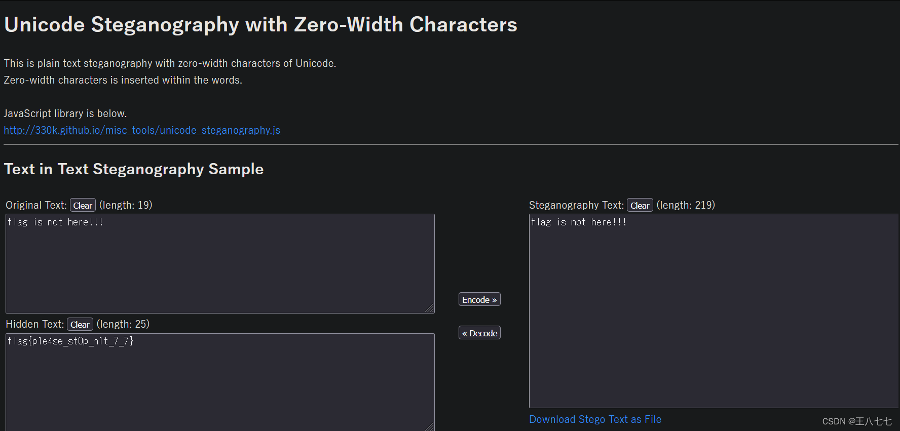 UUCTF招新赛Misc-writeup from 王八七七总结-CSDN博客