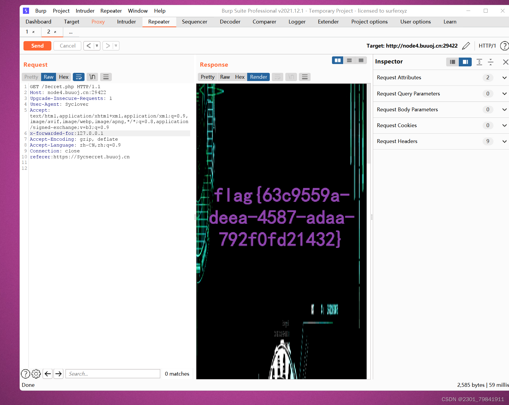 熟悉burp的使用（抓包改包,熟悉爆破模块）：BUUCTF -＞ Web [极客大挑战 2019]Http & BUUCTF -＞ Basic -＞ BUU BRUTE 1_basic极客大 ...
