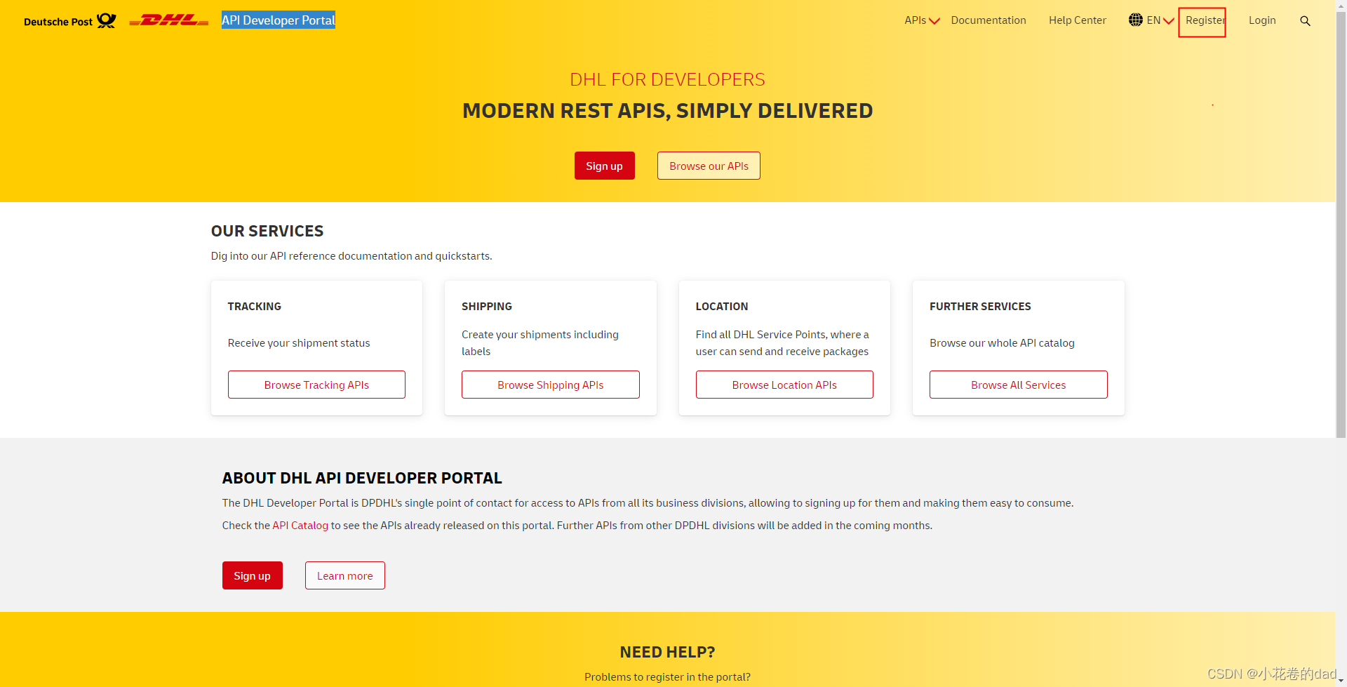 DHL 申请开发者账号_dhl api-CSDN博客