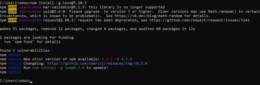 odoo11样式错误_a css error occured, using an old style to render -CSDN博客