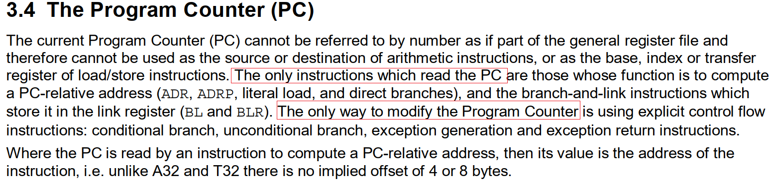 [architecture]-ARMV8的The current Program Counter (PC)介绍_armv8如何获取当前执行的pc指针-CSDN博客