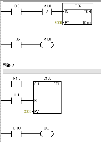 plc编程STEP7梯形图之增加延时_plc延时指令梯形图-CSDN博客