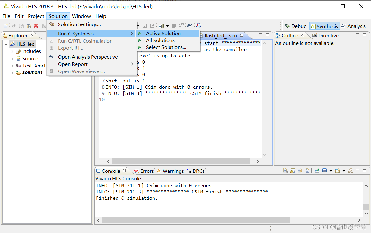 HLS入门实践_hls systemc-CSDN博客
