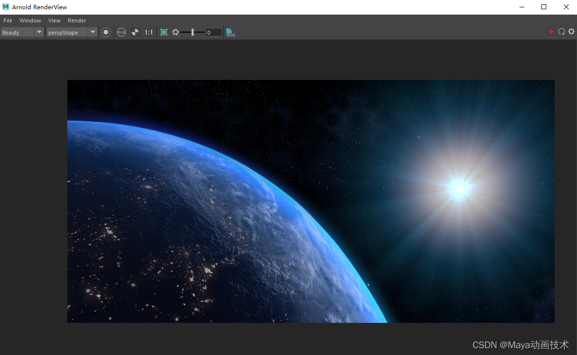 maya用流体+灯光雾模拟太阳效果