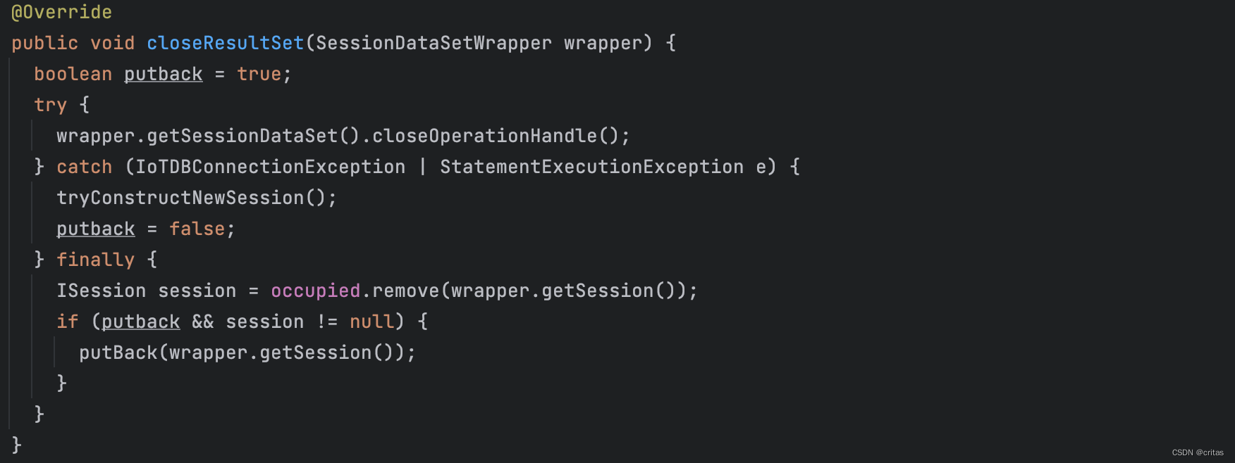 IoTDB SessionPool 很长时间才返回结果-CSDN博客