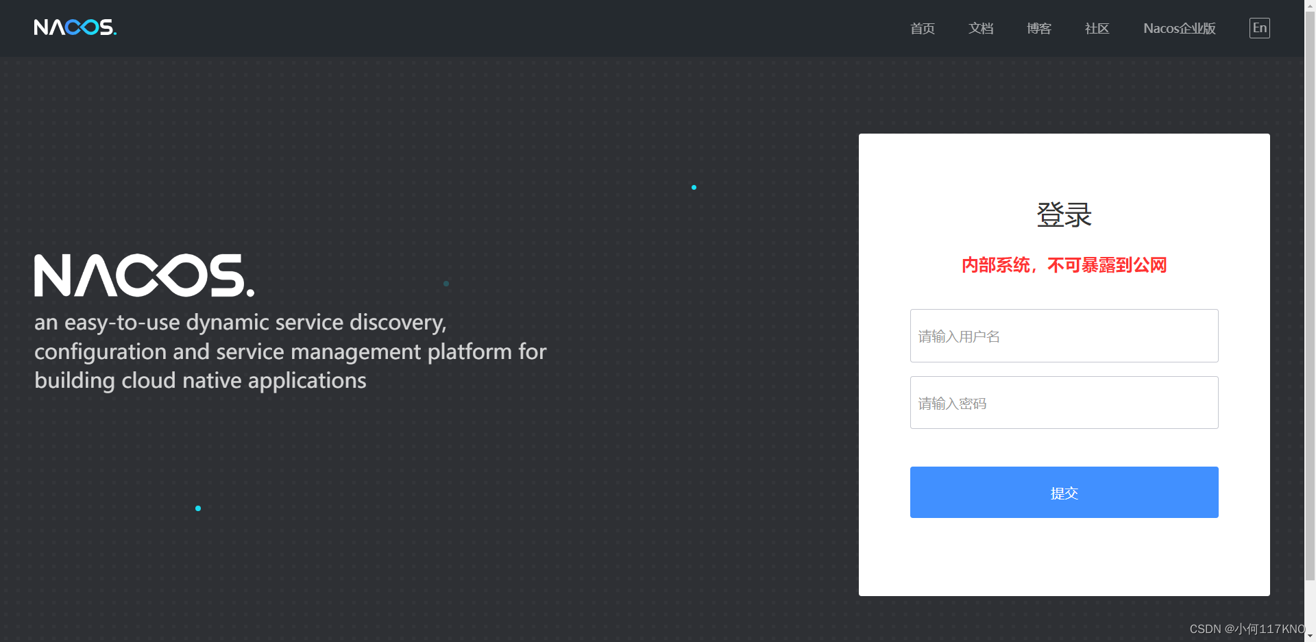 Nacos安装讲解教程_nacos ipv6-CSDN博客