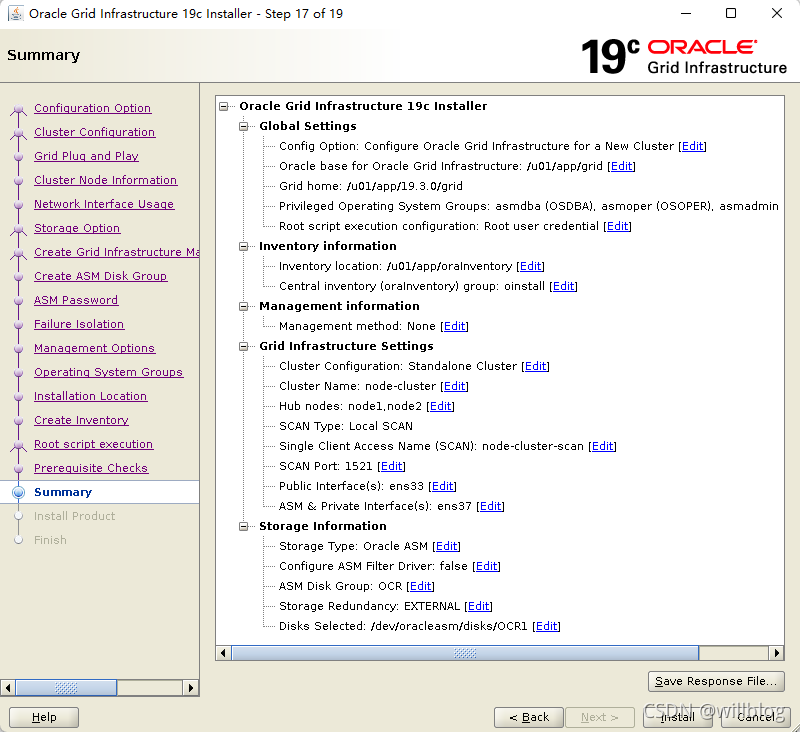 Linux安装oracle Database 19c Rac Oracle Linux 8 安裝oracle19c Rac Csdn博客
