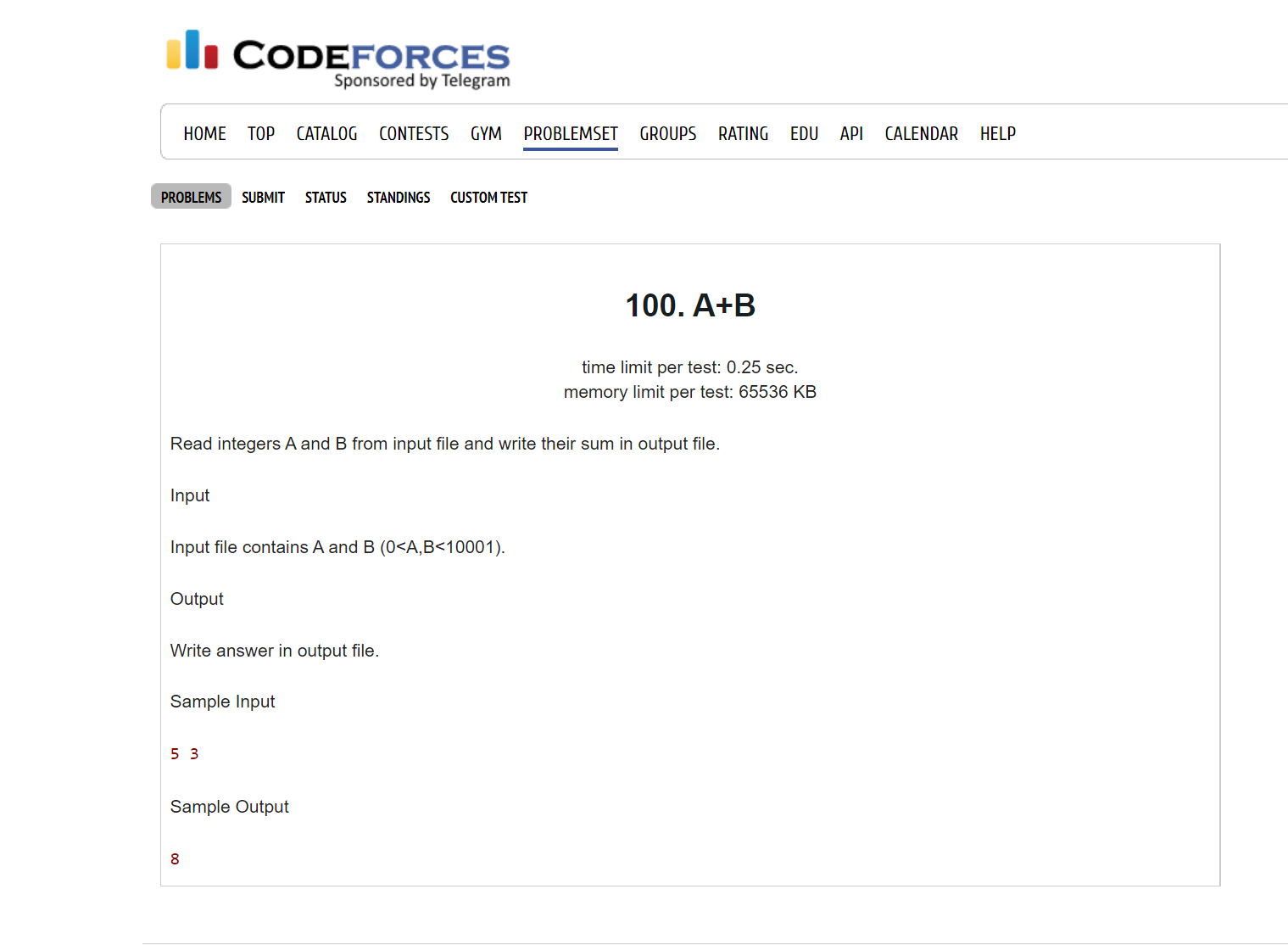 acmsguru题库-001-CSDN博客
