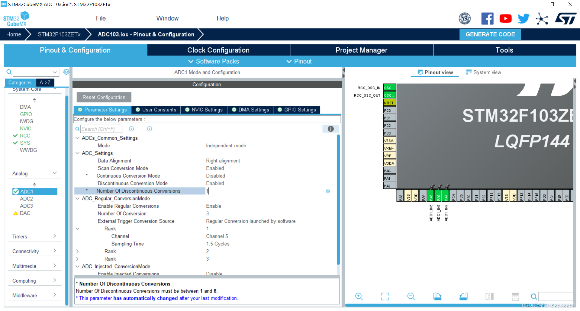 STM32HAL库单ADC+DMA学习及测试记录_stm32 adc dma normal-CSDN博客