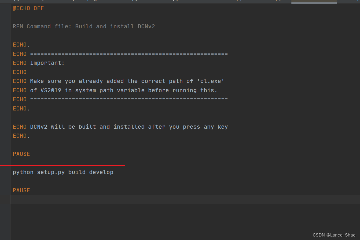 windows10 DCNv2 安装_dcnv2安装-CSDN博客