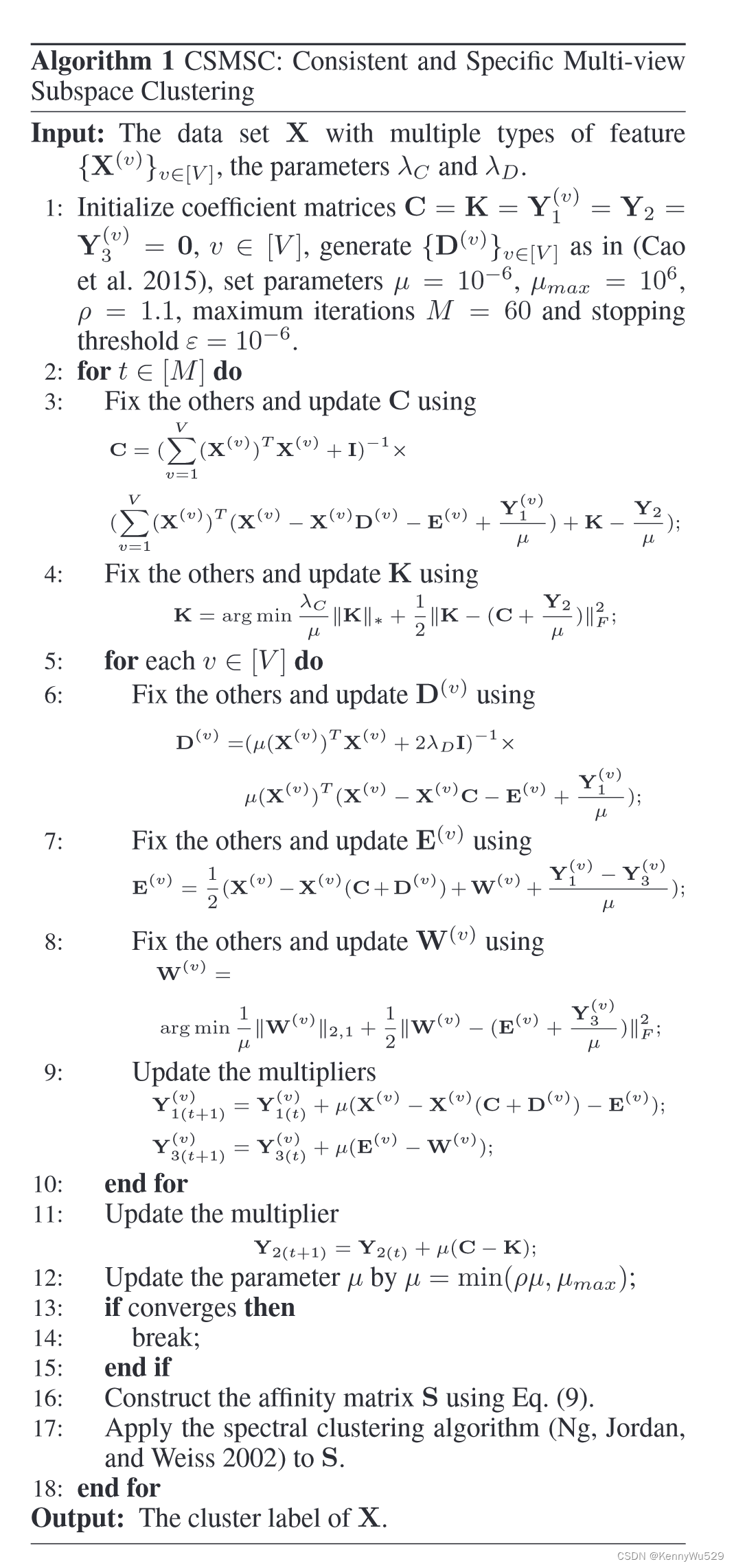 论文：Consistent and Specific Multi-View Subspace Clustering 辅助阅读+总结-CSDN博客