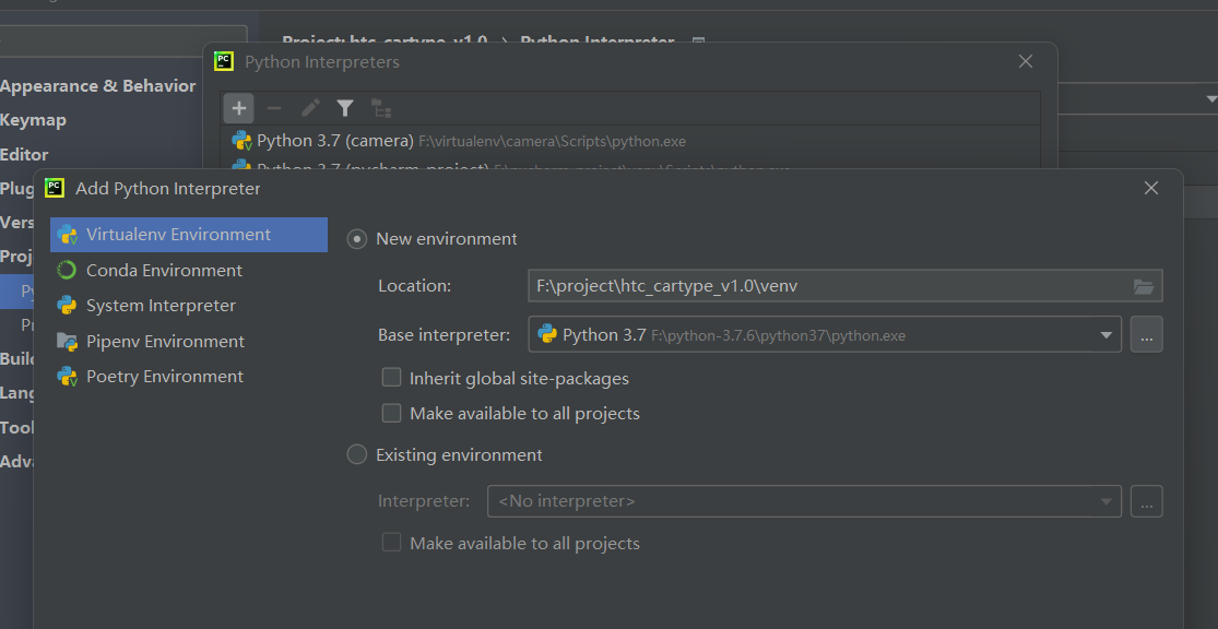 Win11系统新建python虚拟环境并配置在pyCharm_win11 virtual python-CSDN博客