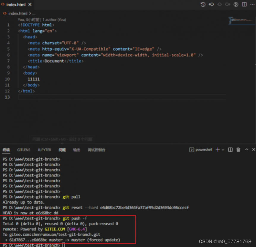 git回滚操作系列—浅析_git pull 回滚_m0_57781768的博客-CSDN博客