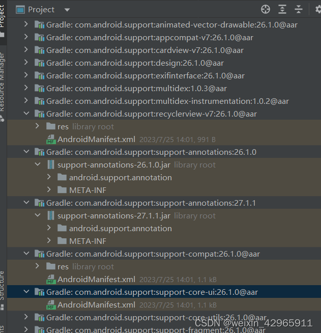 android studio Flamingo 无法查看External Libraries中的classes.jar_android studio 搜索不到external ...