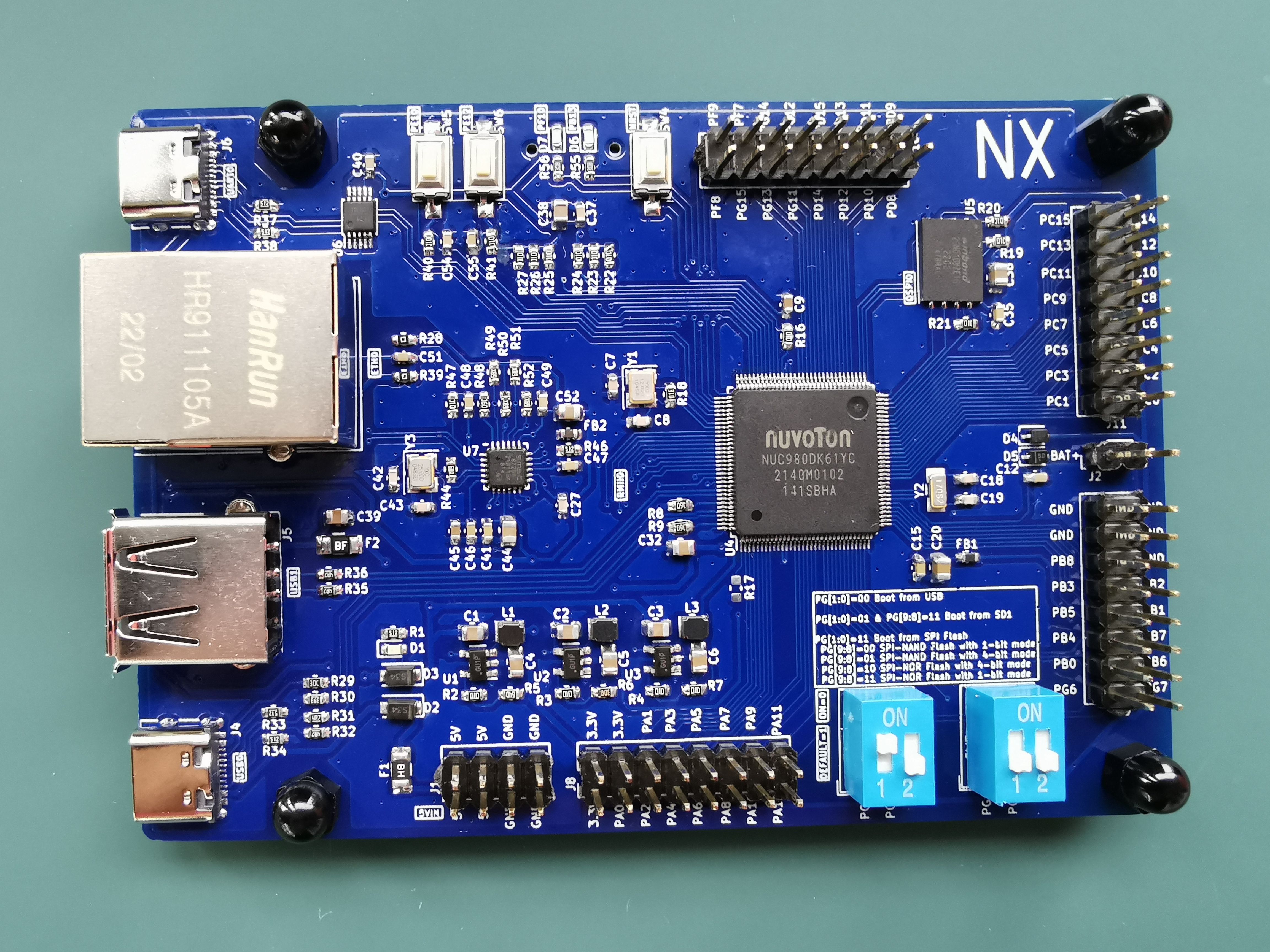 新唐NUC980使用记录：自制开发板（基于NUC980DK61YC）-CSDN博客