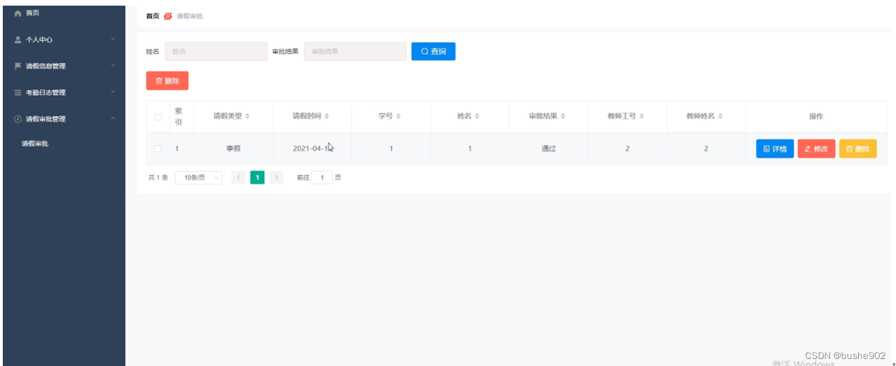 附源码计算机毕业设计ssm高校请假管理系统校园请假信息管理系统 用例图 Csdn博客