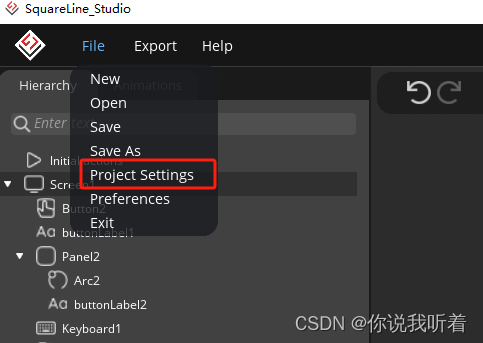 SquareLine studio设计LVGL工程，移植到stm32的过程_squareline 移植 stm32-CSDN博客