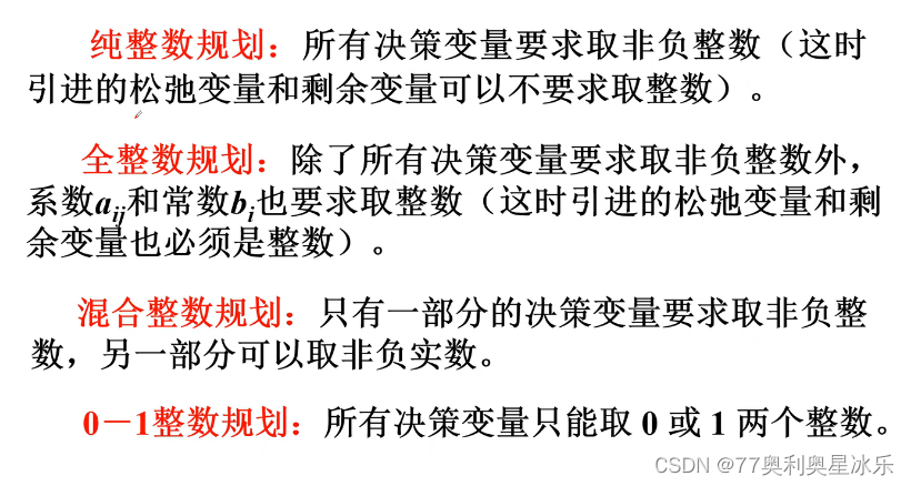 【数学建模】整数规划基本原理与编程实现整数规划模型不考虑变量的整数约束得到 Csdn博客