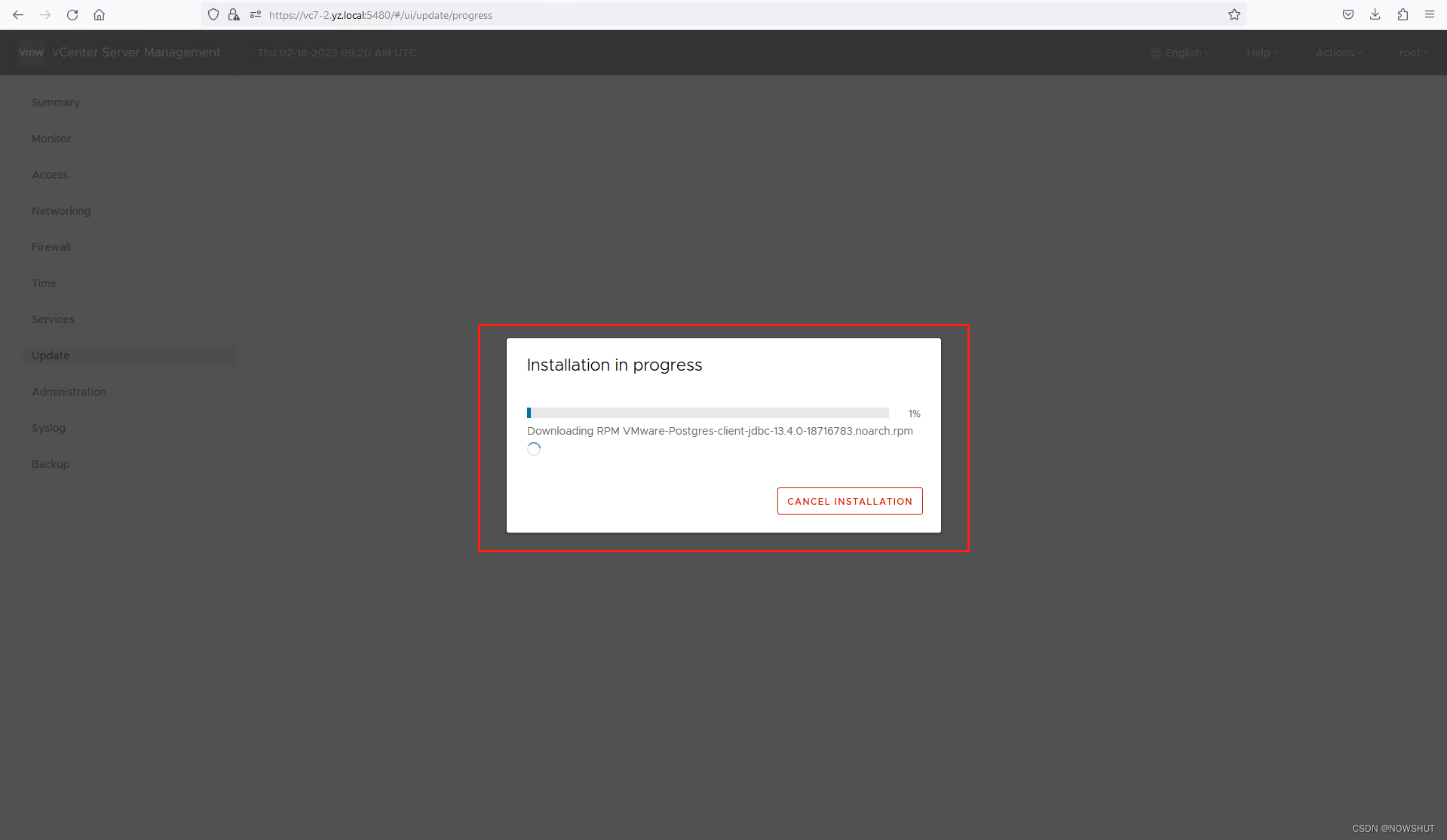 【VC 7/8】vCenter Server 更新（小版本升级） Ⅰ—— 使用 vCenter Server 管理界面（VAMI）5480 升级 vCenter Server_vcenter ...