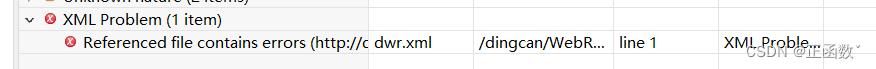 写JavaWeb项目时dwr配置文件报错Referenced file contains errors (http://getahead.ltd.uk/dwr/dwr20.dtd).-CSDN博客